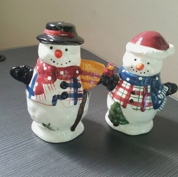Harry & David | Holiday | Harry And David Ceramic Holidays Snowmen Salt ...